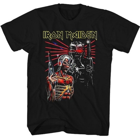 Iron Maiden | Shirts | Iron Maiden Eddie Terminate Cyborg Shirt | Poshmark